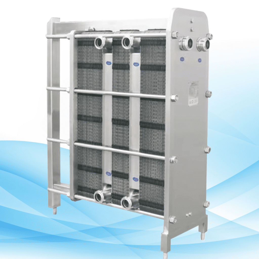 Plate And Frame Heat Exchanger For Milk Dairy Industry